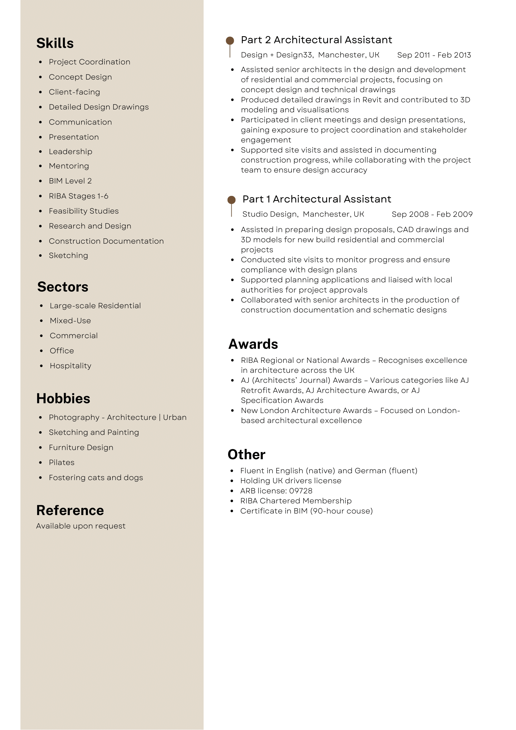 How to Write and Structure an Architecture CV fit for the Dubai market?